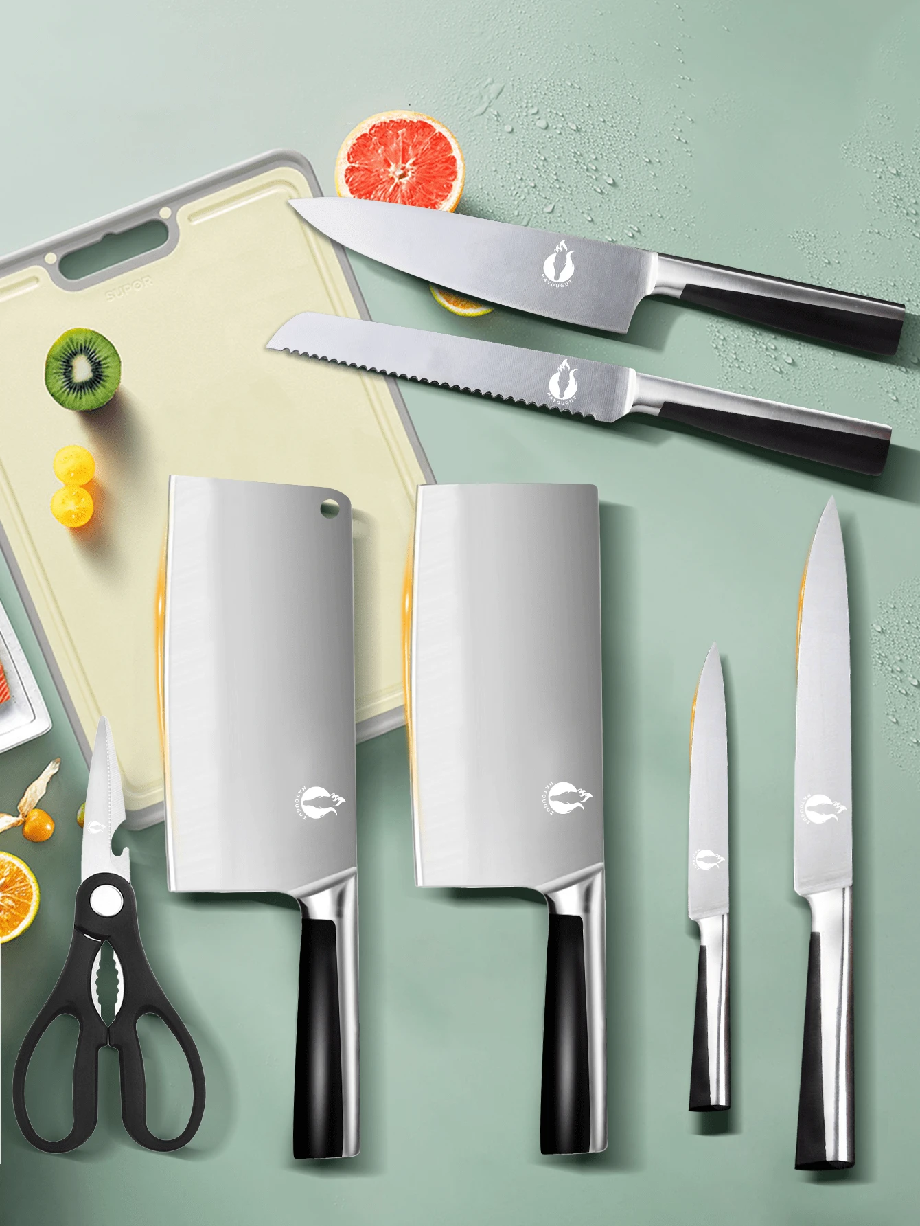 7 Specifications Of Stainless Steel Multifunctional Kitchen Knife, Meat ...