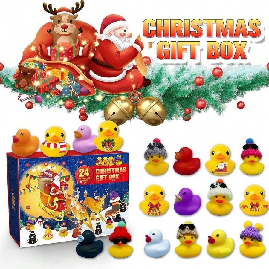 Rubber Duck Advent Calendar 2024, Mini Christmas Advent Calendar ...
