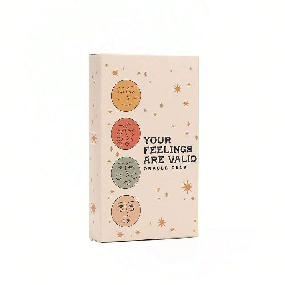 YOUR FEELINGS ARE VALID ORACLE DECK SET INCLUDES 48 CARDSE FOLD OUT ...