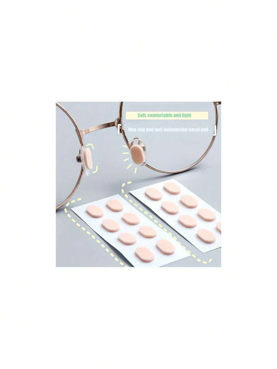16pcs Soft Foam Eyeglasses Nose Pads, Reduce Nose Bridge Pressure, Anti ...