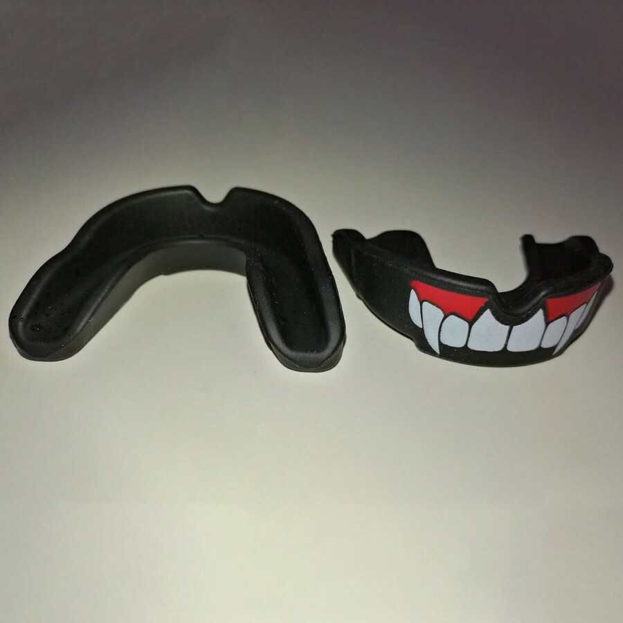 Fangs Pattern Mouth Guard Gum Shield Muay Thai Boxing Football ...