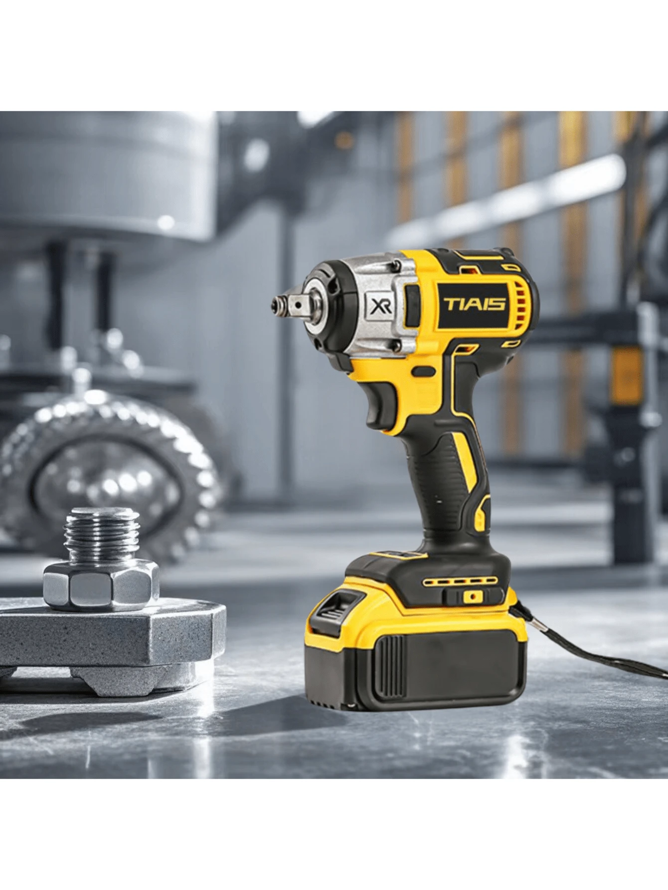 Brushless Multi-Function High Torque Impact Wrench High Power Impact Gun Bare Metal, No Impact ...