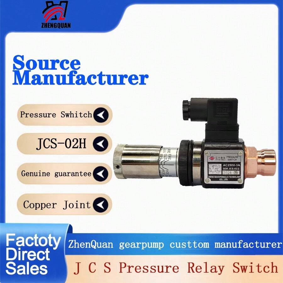 JCS-02H PT1/4 Hydraulic Pressure Switch Pressure Relay 5-35Mpa Switch ...