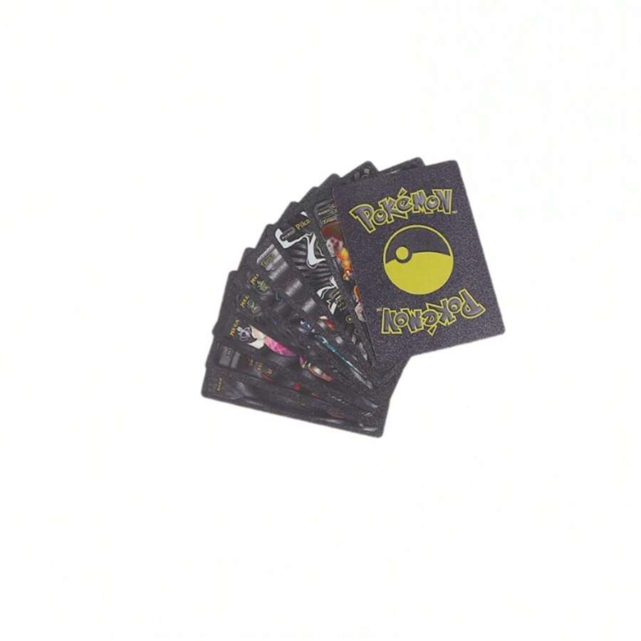 pokemon 10 PCS Random Blind Bag Gold Foil Cards Packs Vmax V EX GX Rare ...