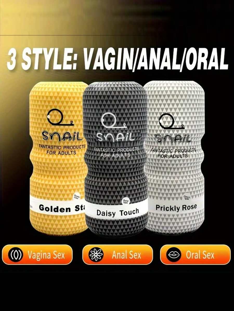 Caracol De Borracha Macia Orgasmic Airplane Cup Boca Sucção Anal Vaginal Masturbador Masculino