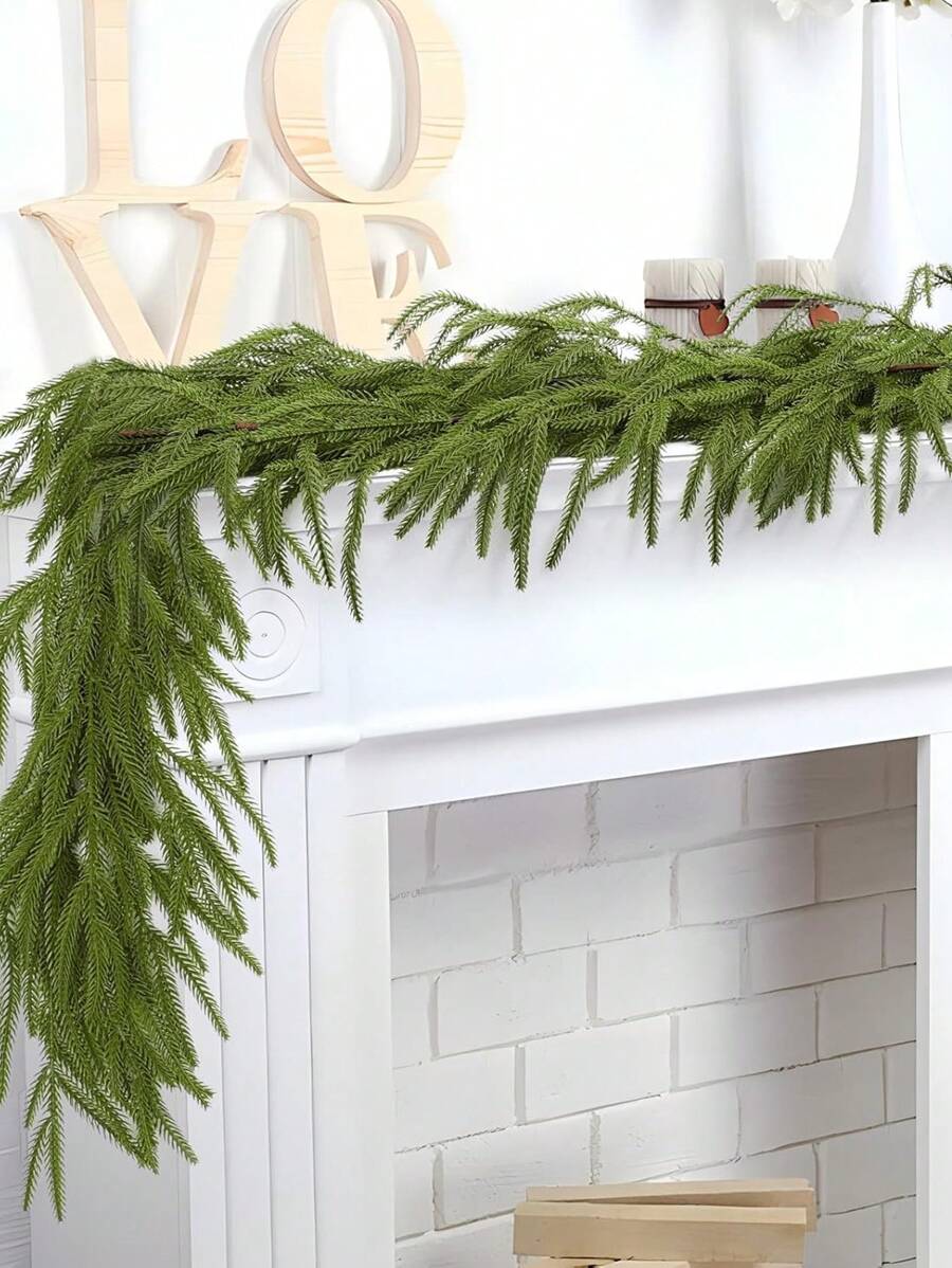 1 szt. Sztuczne girlandy z sosny Norfolk, Real Touch Winter Pine ... 1 szt. Sztuczne girlandy z sosny Norfolk, Real Touch Winter Pine ...