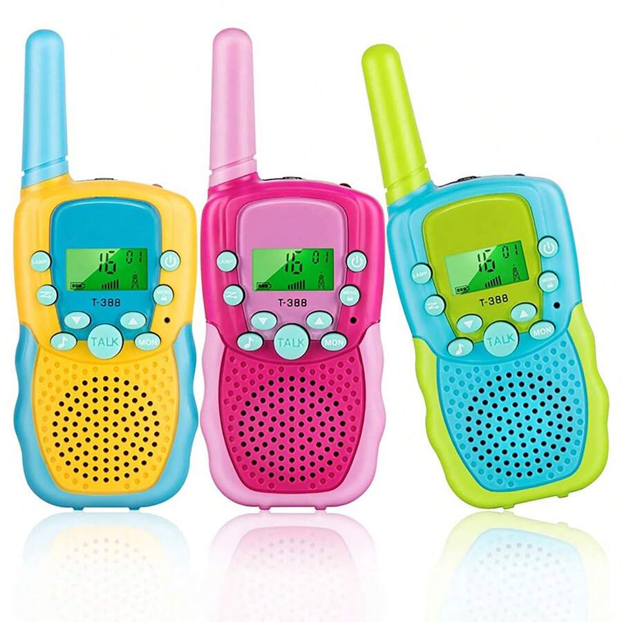3KMS Long Range Children Walkie Talkies Toy Kids 22 Channels 2 Way ...