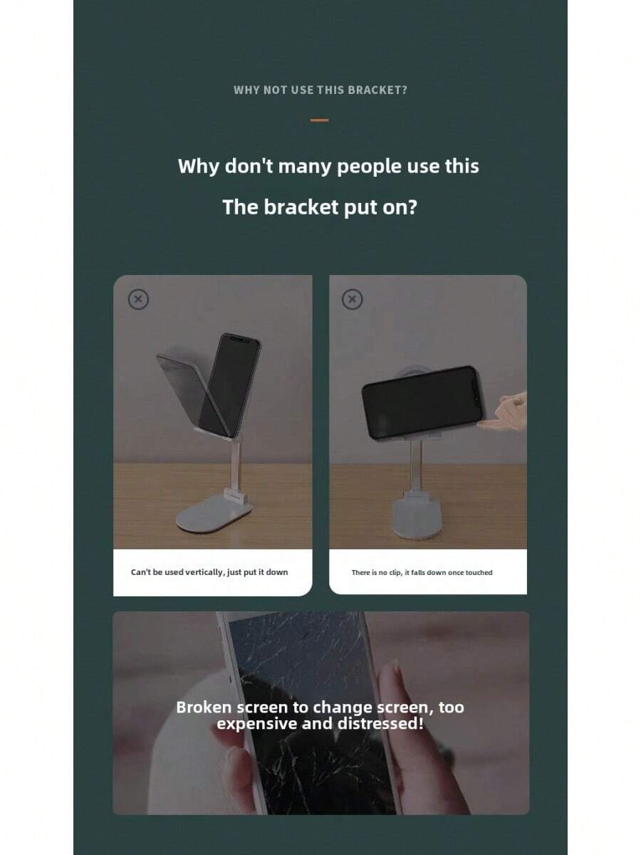 Heavy Duty Metal Arm Desk Mount Stand, Suitable For Live Streaming And ...