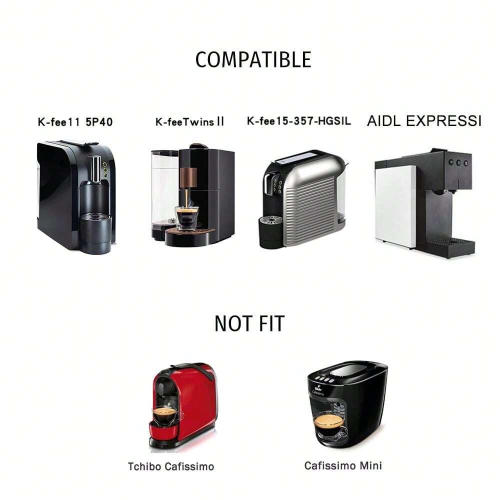 I Cafilcas Refillable K Fee Coffee Capsules Reusable Stainless Steel ...