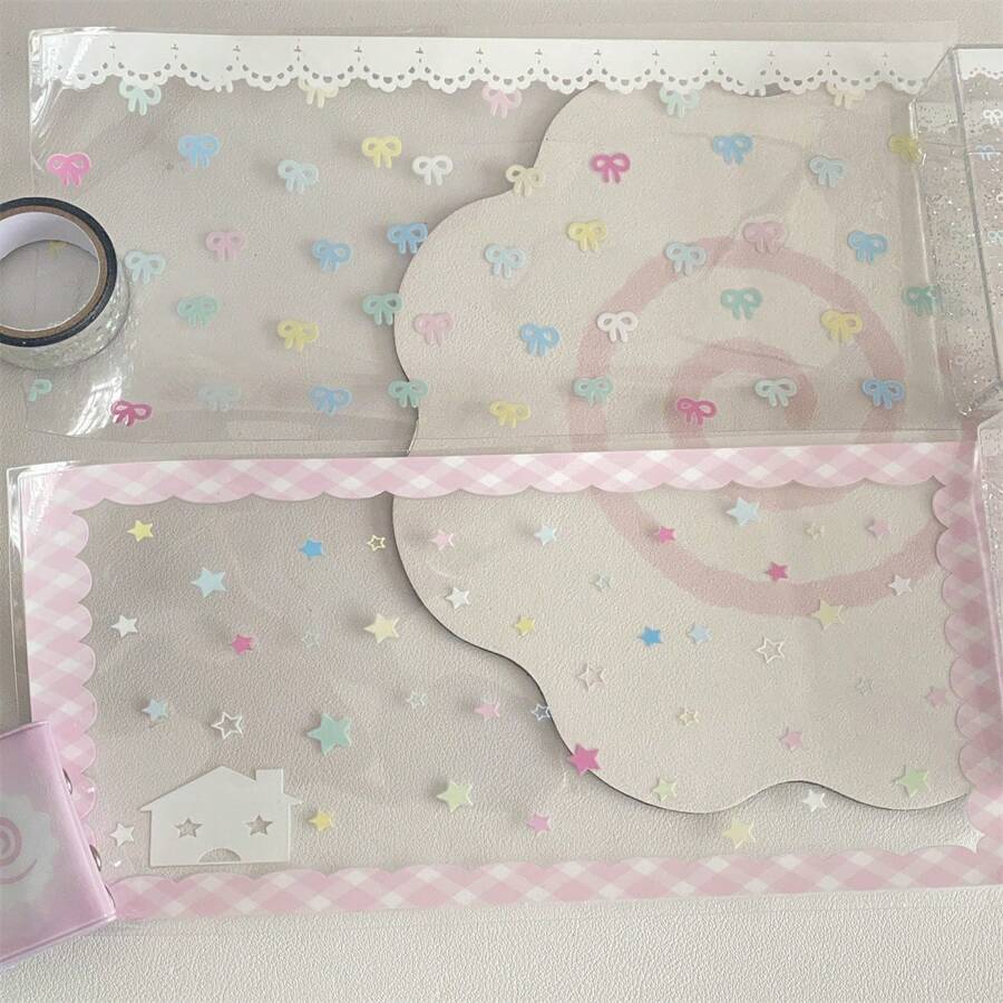 2 Sheets Boho UV DTF Cup Wraps For 16 Oz Colorful Star And Bow UV DTF ...