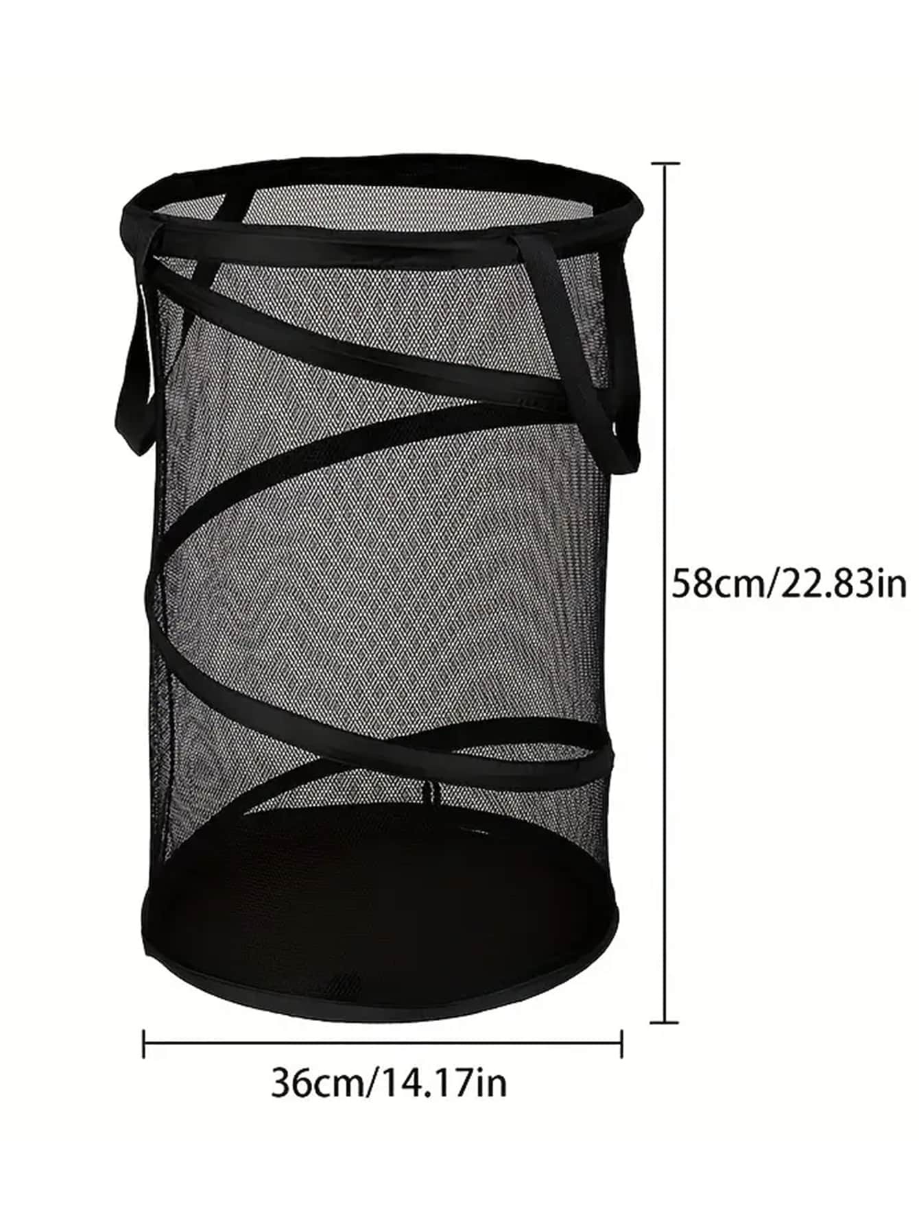 1pc Expandable Large Capacity Pop Up Dirty Clothes Laundry Hamper ...