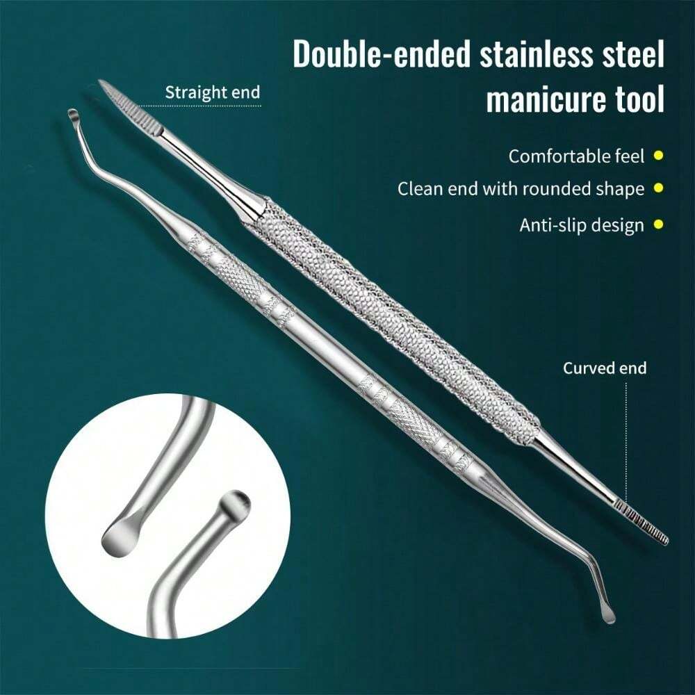2 PiecesToenail File And Lifter Double Sided Professional Grade Nail ...
