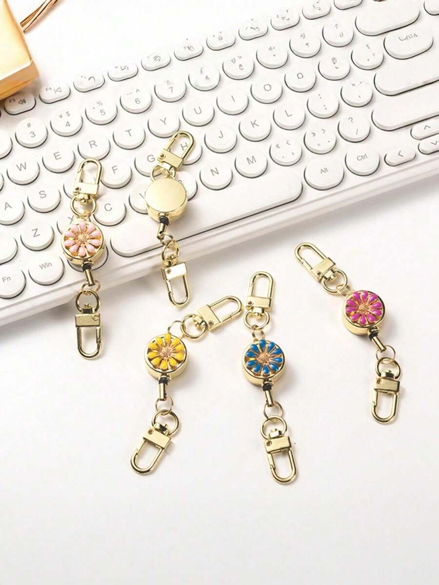 Premium Metal Retractable Badge Holder - Stylish Buckle Design With ...