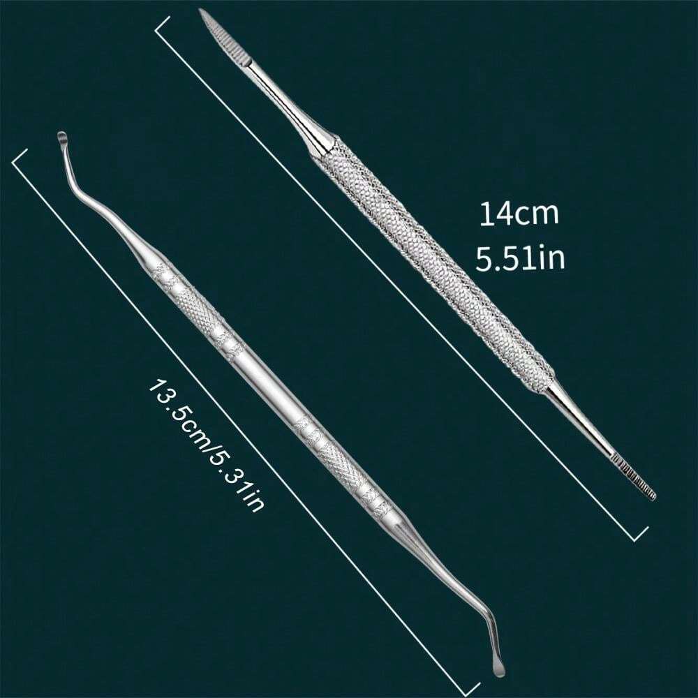 2 PiecesToenail File And Lifter Double Sided Professional Grade Nail ...