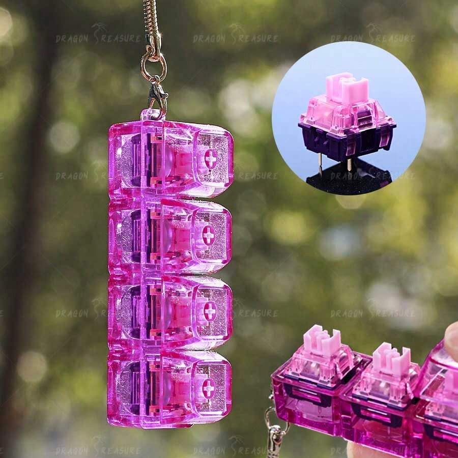 Purple Grape Stress Relief Keyboard, Mechanical Axis Keyboard With ...