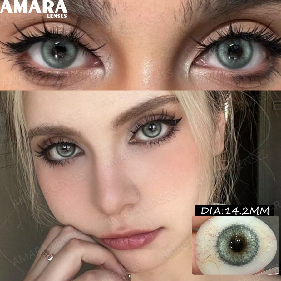 AMARA 1 Pair Color Contact Lenses For Eyes Fashion Cosmetic High ...