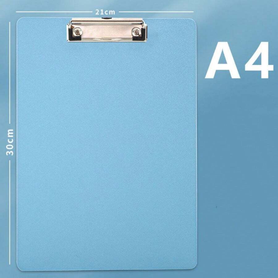 A4 Writing Pad Folder Clamp Hard Board Test Paper Clip Vertical Record ...