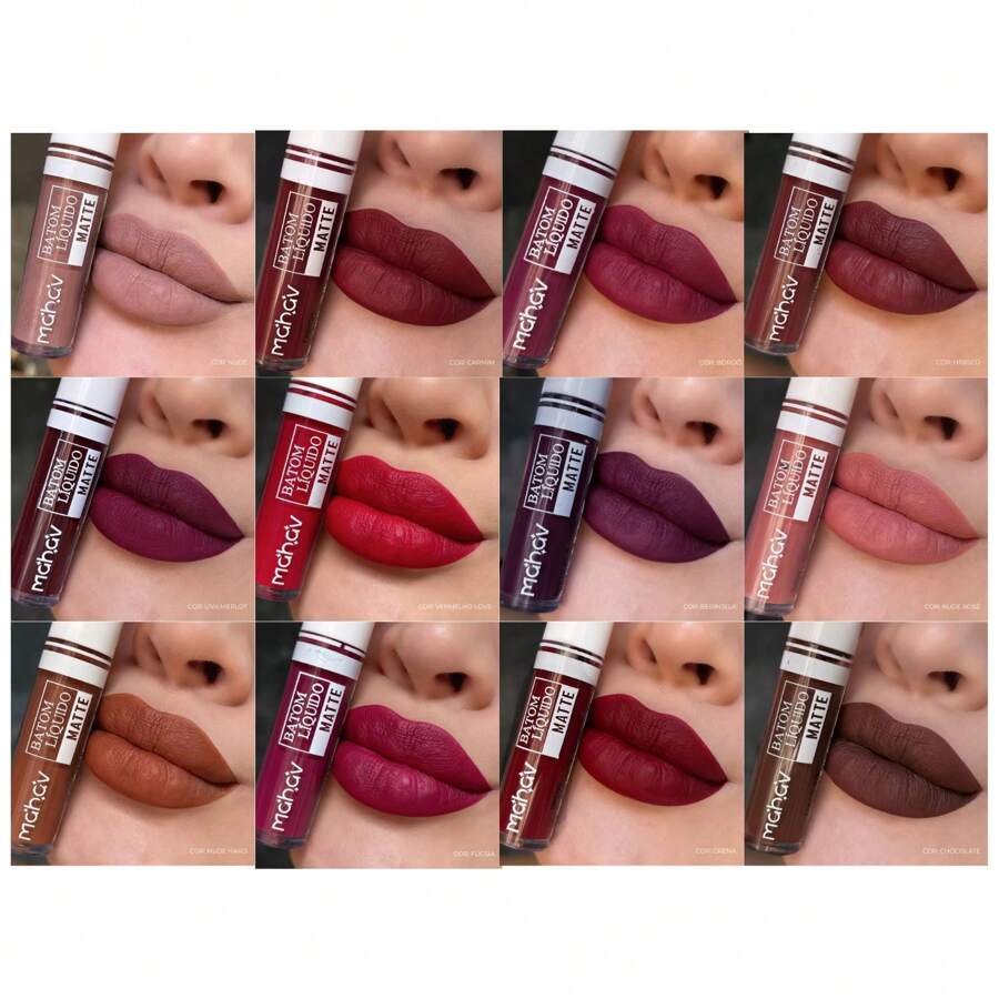 Batom Líquido Matte Combina Com Tudo Mahav | SHEIN Brasil