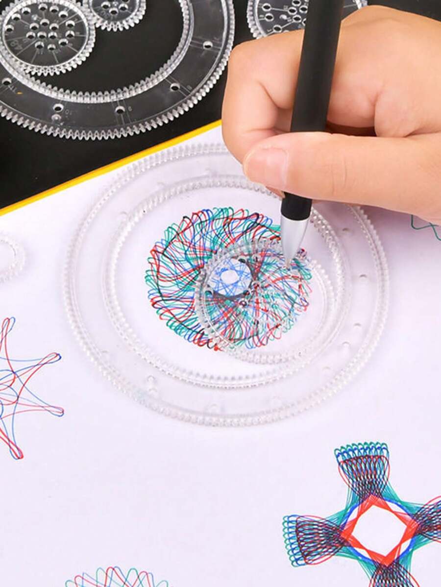 22PC Educational Drawing Drawing Template Ruler Educational Toy Set ...