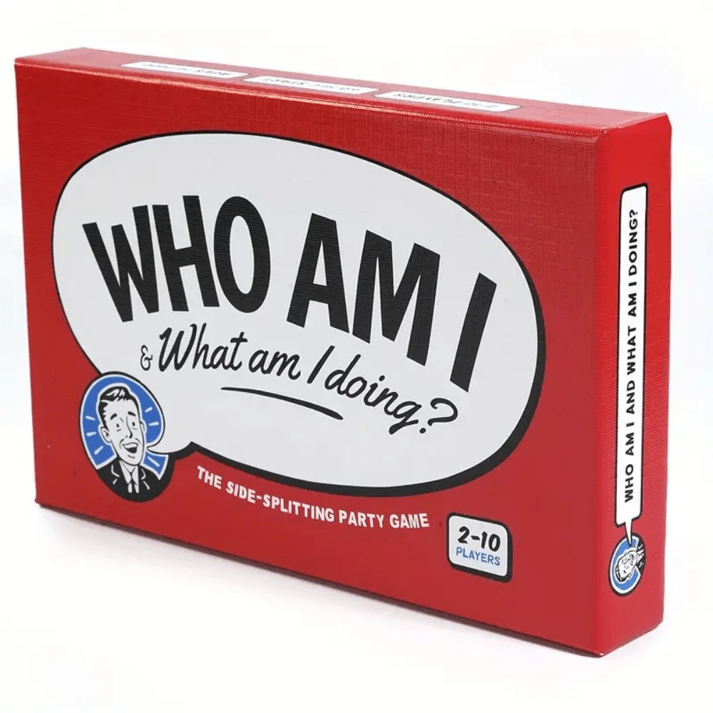 Who Am I & What Am I Doing Card Game, Funny Player Party Game Charades ...