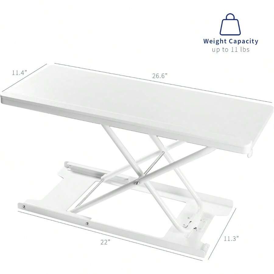 Single Top 27 Inch Heavy-Duty Scissors Lift Keyboard And Mouse Riser ...