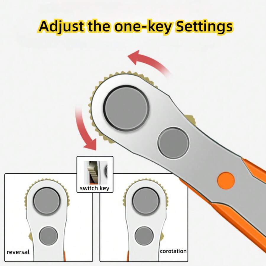 Premium Right Angle Ratchet Screwdriver Set - Multi-Tool, High-Torque ...