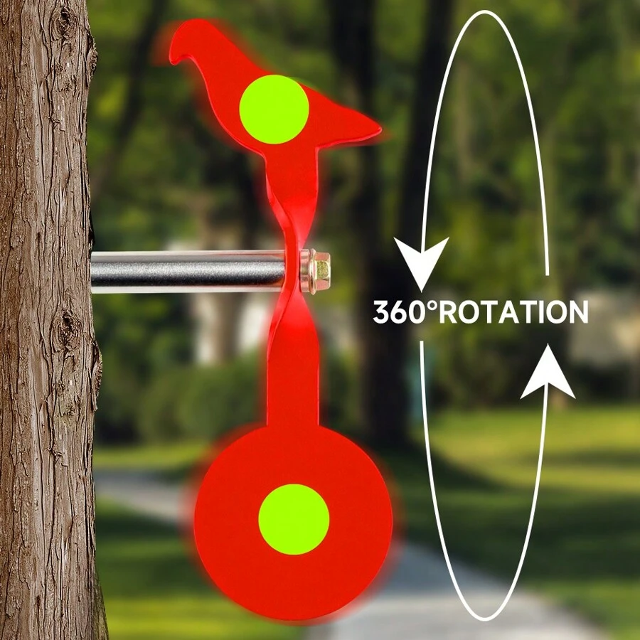 5.5-Inch 3M Thick Red Bird Bi Directional Rotating Target Insertion ...