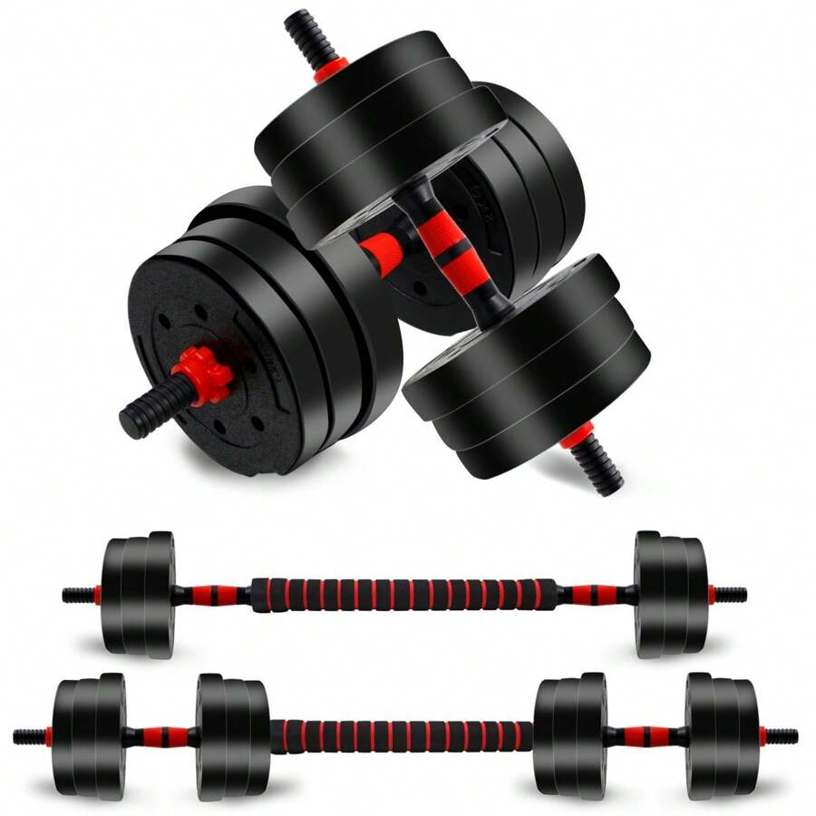 Adjustable Dumbbell Set, Men And Women Free Weight Set Fitness Home ...