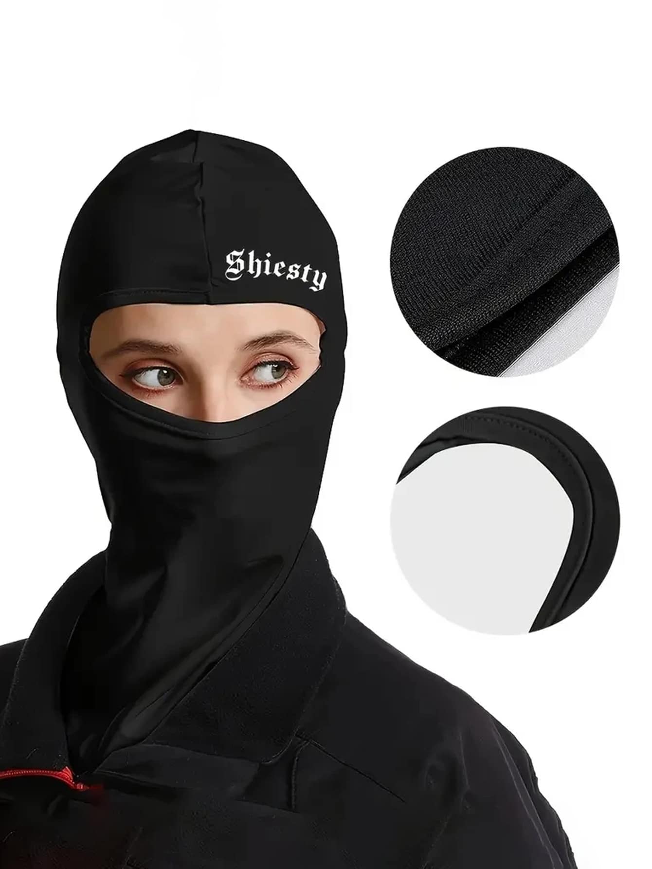 1PC Gothic Letter Printed Ski Mask Hip Hop Unisex Balaclava Elastic ...