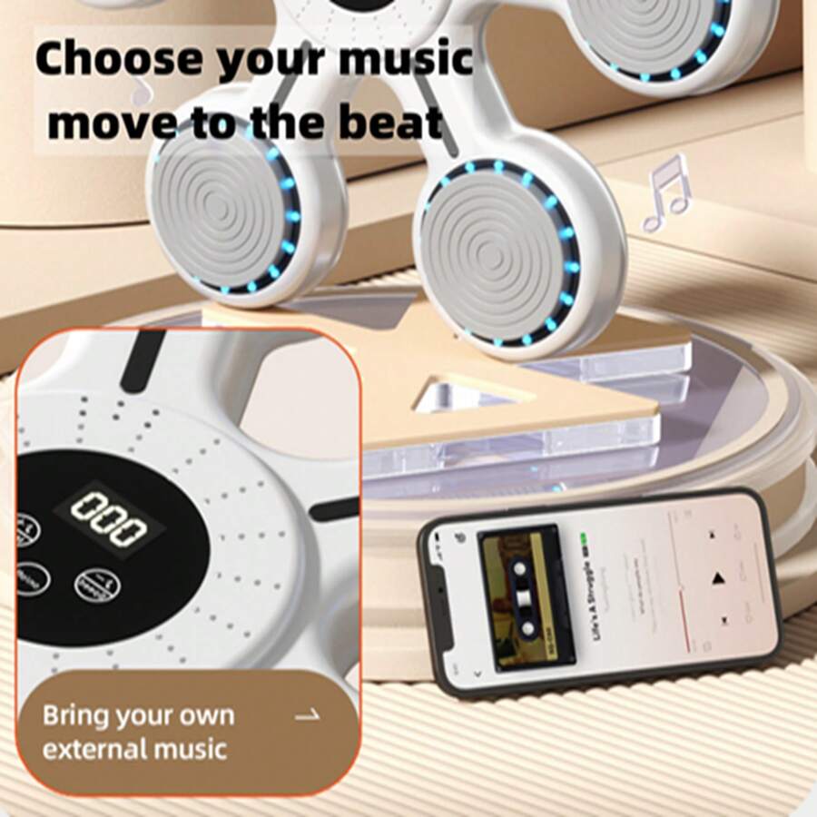 Portable Music Boxing Machine W, Wall Mounted Smart Bluetooth Boxing ...