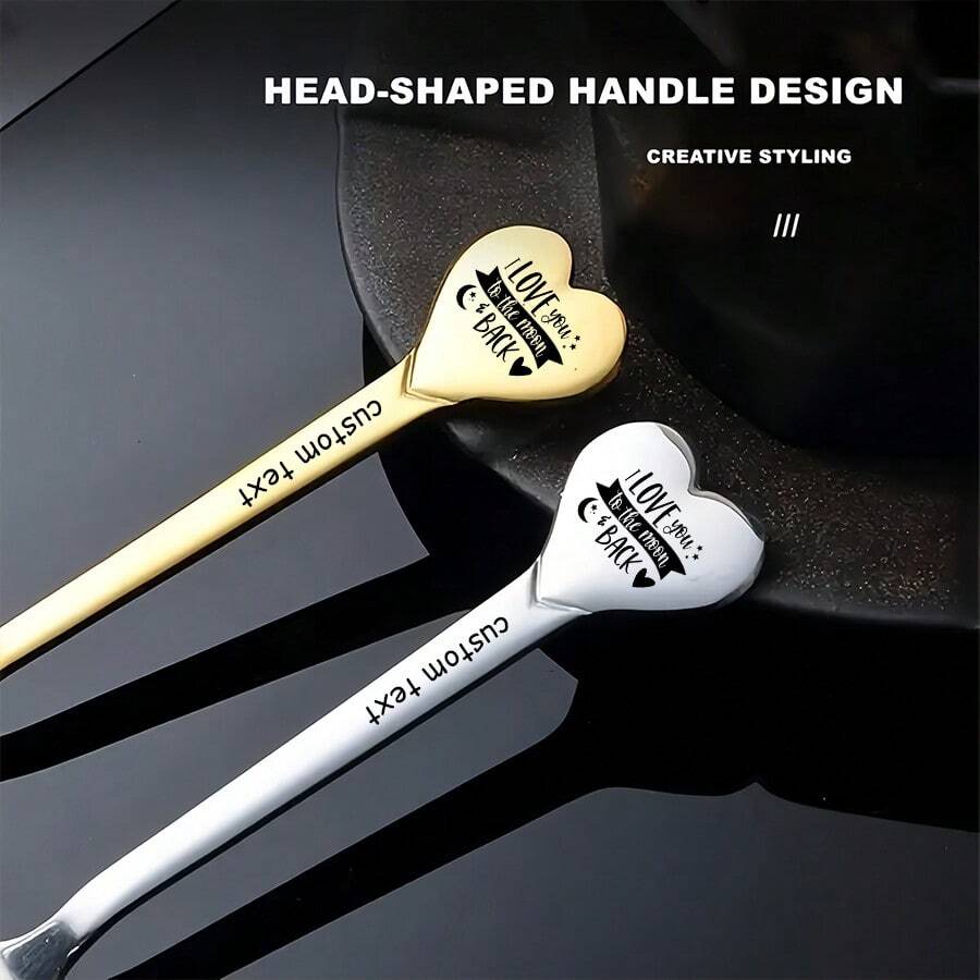 Personalized Stainless Steel Flatware Set With Custom Engraved Name, 2 ...