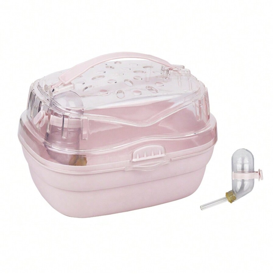 Hamsters Carrier Squirrels Outdoor Travel Cage Handheld Transparent ...