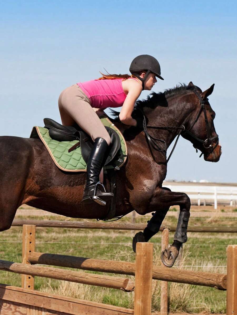 BEROY Women's Horse Riding Pants Knee-Patch Equestrian Breeches Front ...