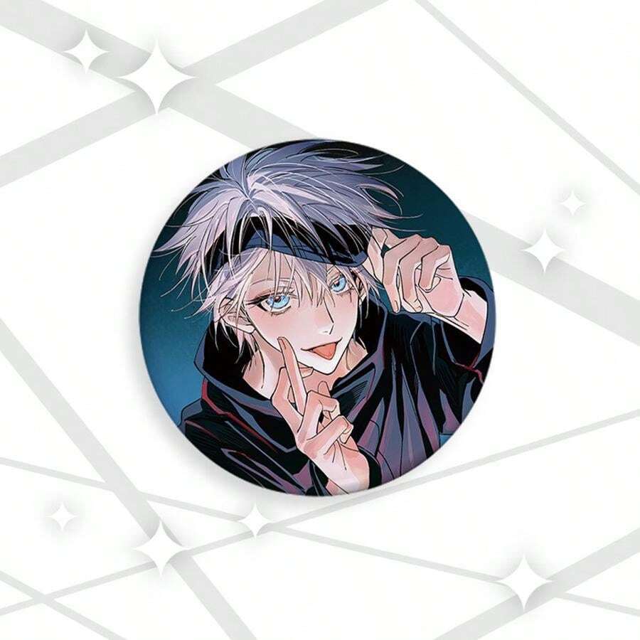 Jujutsu Kaisen 1 pieza/Set Emblema, Broche de Gojo Satoru, Colgante de ...