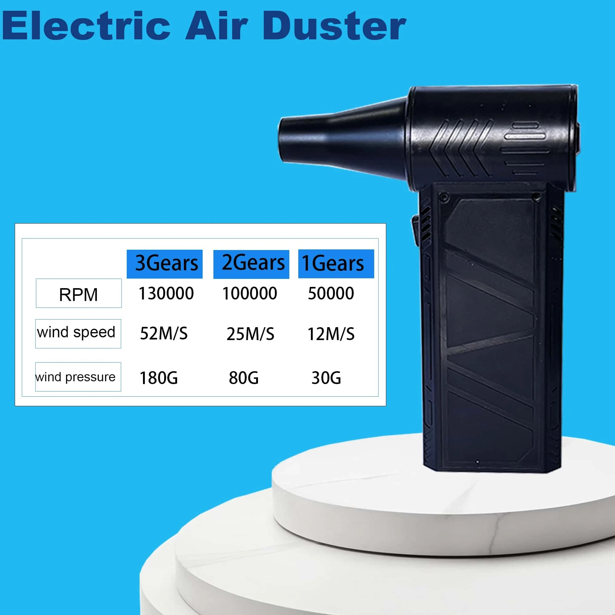 1pc Compressed Air Duster - Mini Air Blower - Keyboard Cleaner - Car ...