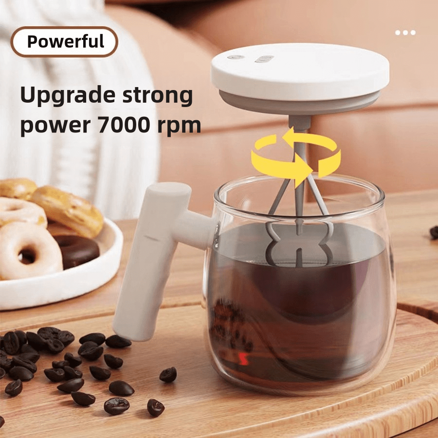 Fully Automatic Glass Mixing Cup, Portable Water Cup, Magnetic Rotating ...