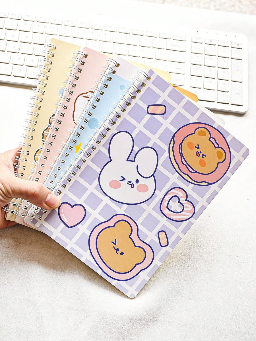 240 Inner Notebooks, A Total Of 4 A5 Cartoon Coil Books, Middle East ...