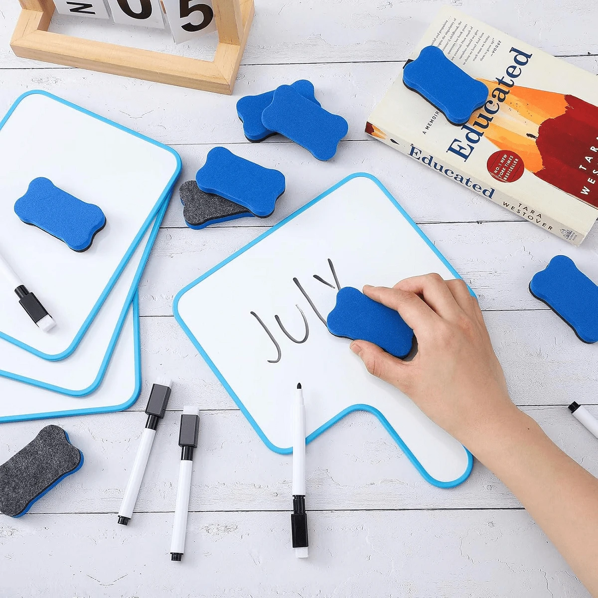 Double Sided Dry Erase Lapboard, Answer Paddles Quick Response ...