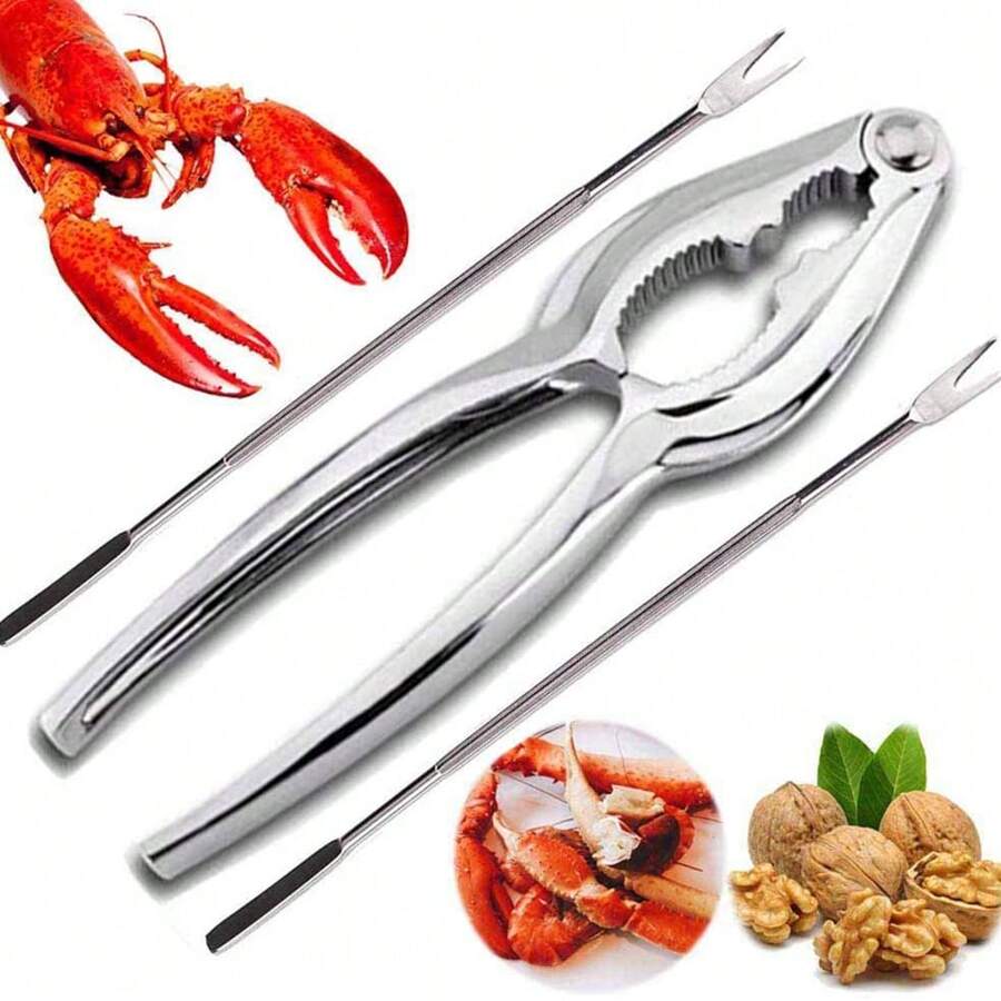 Seafood Tools Pack - Crab Claw Crackers & Picks, Suitable For Crab ...