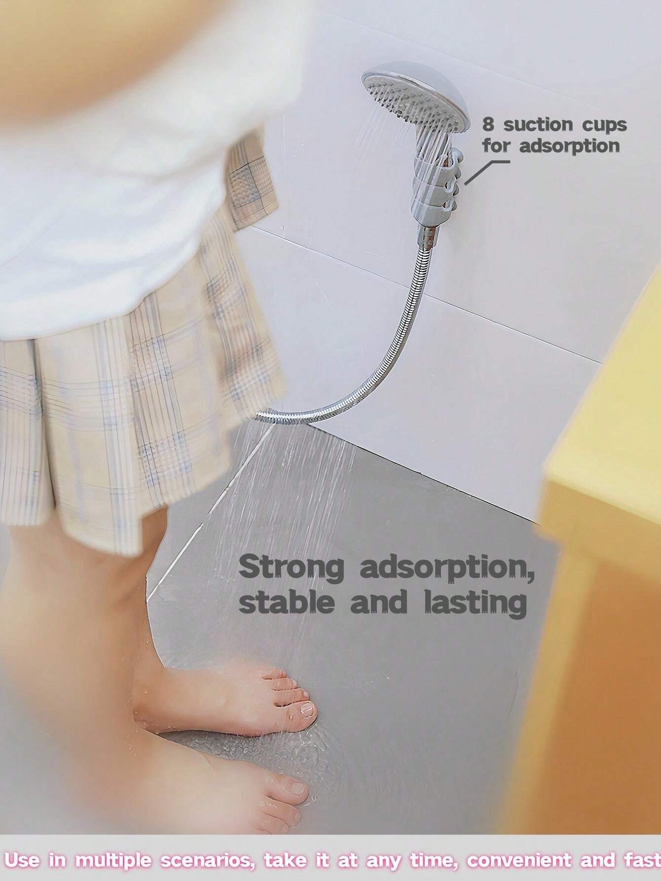 1pc/2pcs/5pcs Caterpillar Shaped Suction Cup Shower Head Base ...