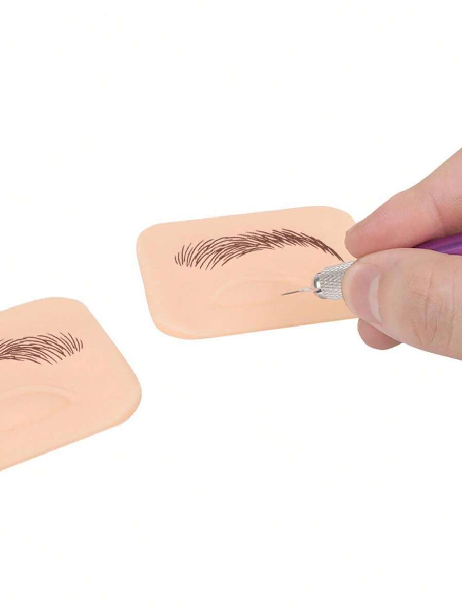 Silicone Practice Leather Three-Dimensional Eyebrow Block Tattoo ...