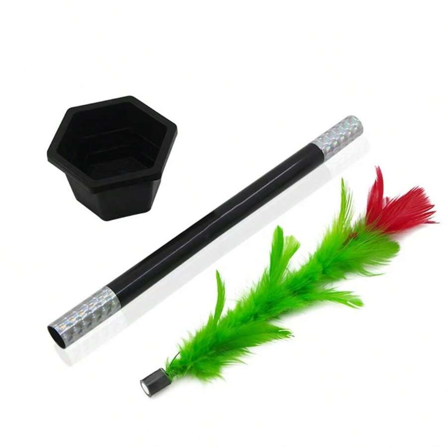 1pc Funny Magic Wand Flower Appearing Illusion Magic Trick, Close-Up ...