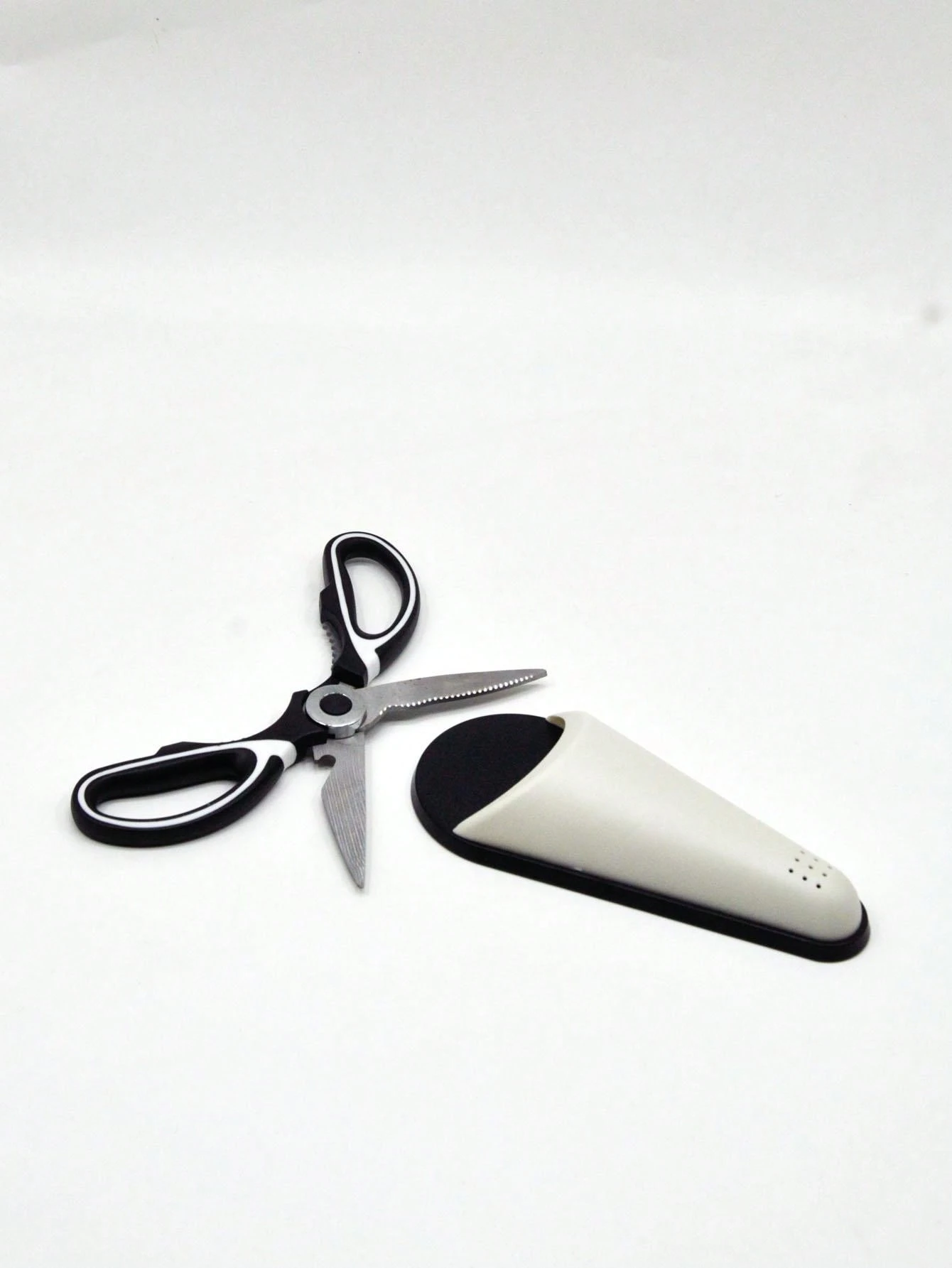 High-End Stainless Steel Kitchen Scissors Refrigerator Magnet Storage ...