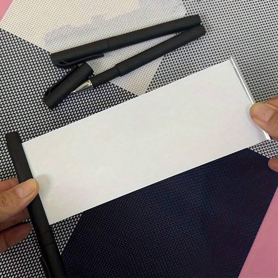 1set Reusable Fountain Pen With Retractable Cheat Sheet, Plastic ...