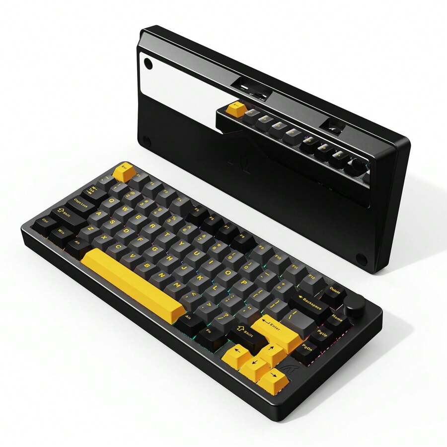 ATTACK SHARK Teclado mecánico inalámbrico ATTACK SHARK X86 75 % con ...