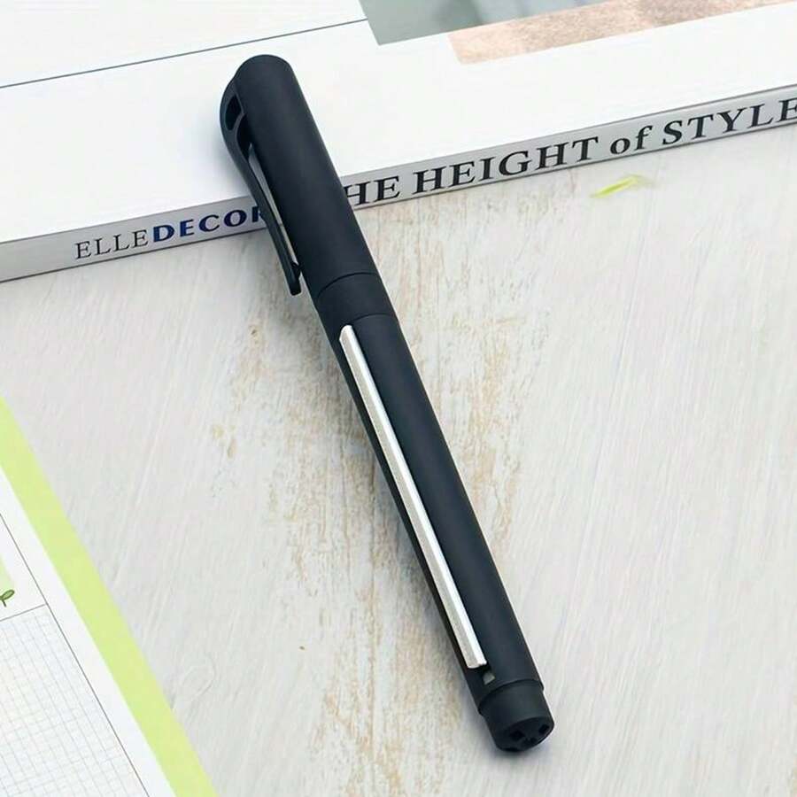 1set Reusable Fountain Pen With Retractable Cheat Sheet, Plastic ...