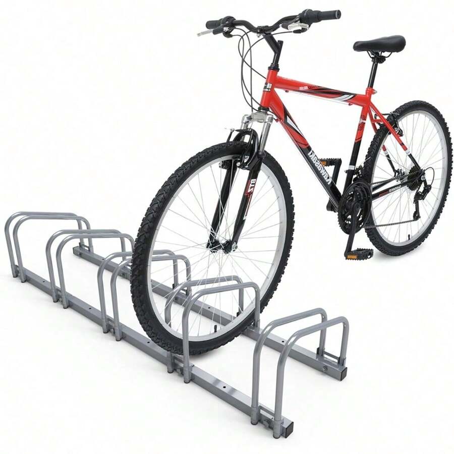 Bike Stand Floor 5 Rack Bike Garage Bicycle Storage Parking Rack Cycle ...