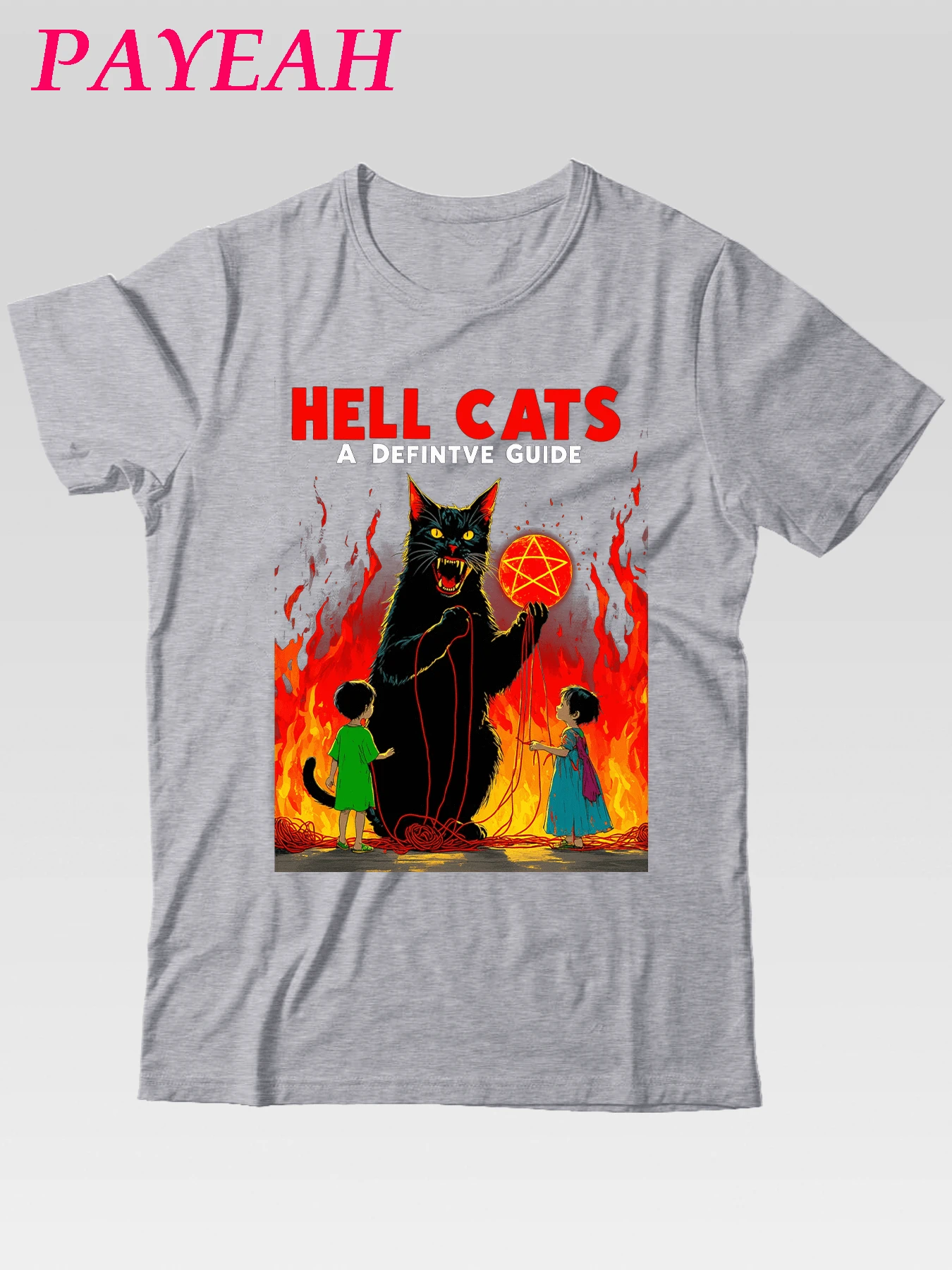 PAYEAH HellCats A Definitive Guide T-Shirt (Single Piece)100% Cotton 220g Heavy Cotton T Shirt ...
