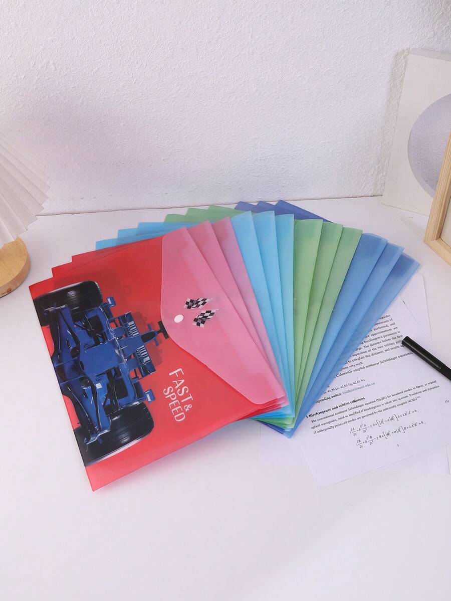 Racing Car Design Document Envelope, Suitable For Storing Files ...