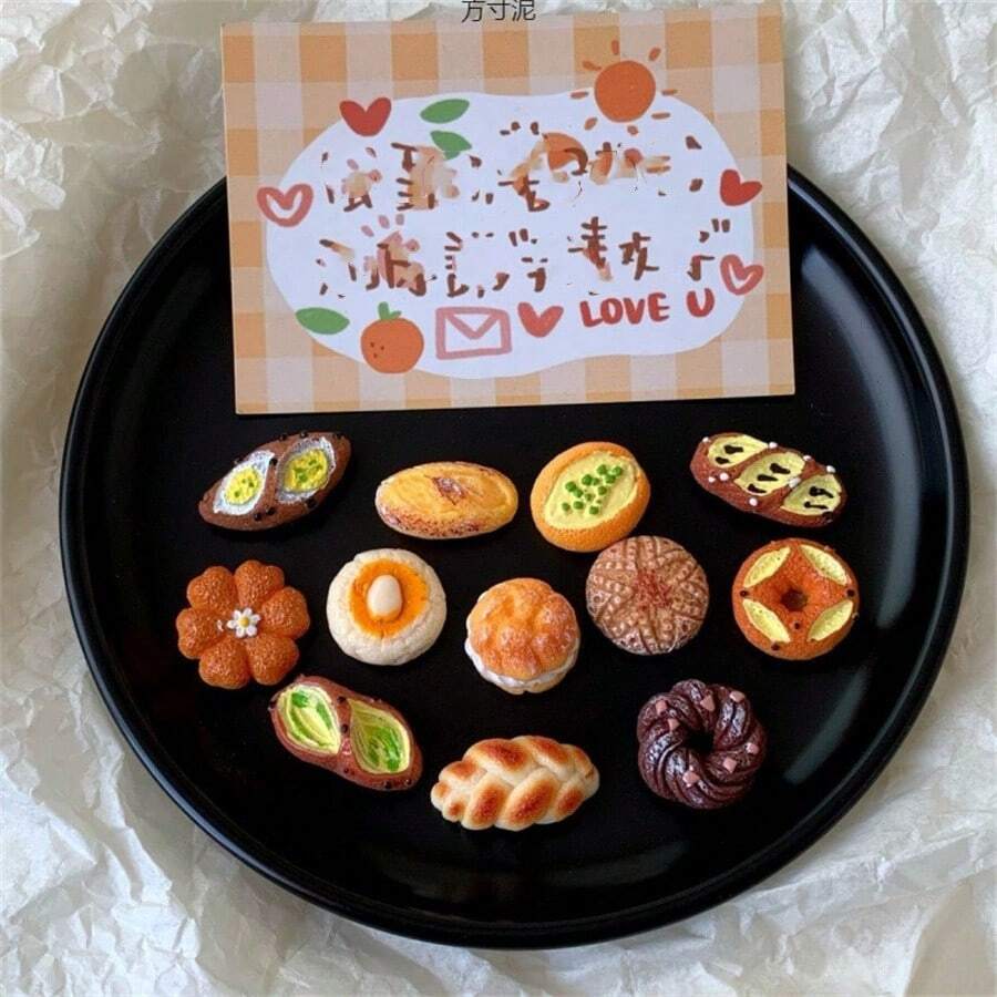 12pcs Creative Refrigerator Magnets, Sourdough Bread Design ...